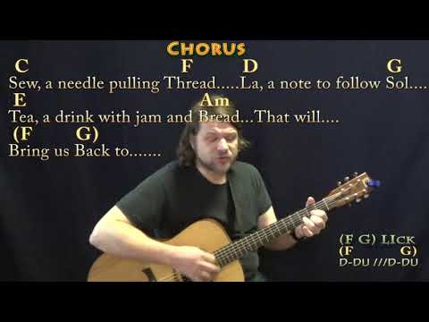 Do Re Mi (The Sound of Music) Guitar Cover Lesson in C Major with Chords/Lyrics