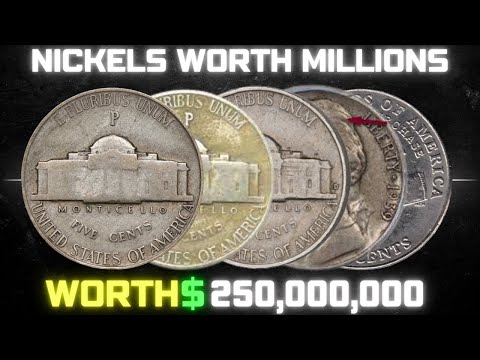 Top 10 Most Valuable Jefferson Nickels That Are Worth Millions In 2025 – Coins to Look For!