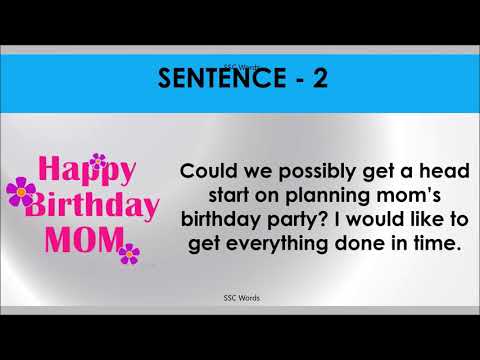 HEAD START Idiom 421 # Meaning and five sentences # SSC Words