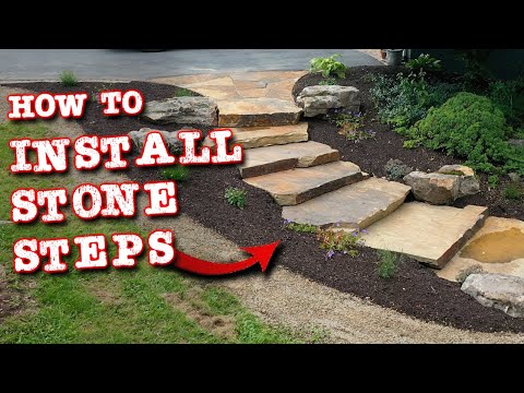 How to Install Natural Stone Steps | Full Guide