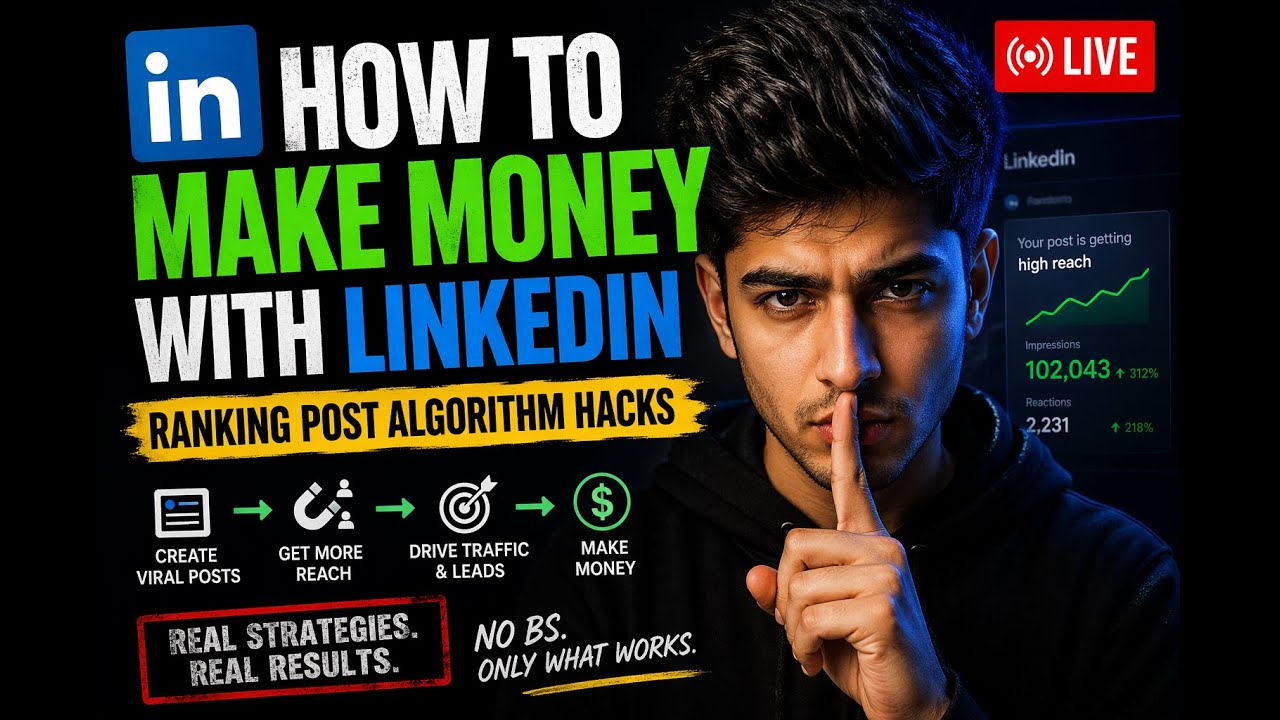 LinkedIn Monetisation: Ranking Posts, Algorithm Hacks & Real Traffic Strategies