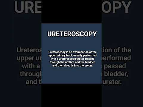 URETEROSCOPY/Ureteroscope/Urologist/Urinary bladder/uninary bladder stone/urethra/surgical procedure