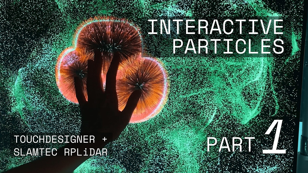 Interactive Particles with Slamtec LiDAR | TouchDesigner Tutorial (Part I)
