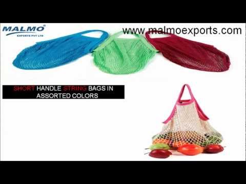 Knitted Cotton Net Shopping Bags and Baskets Manufacturer Catalog