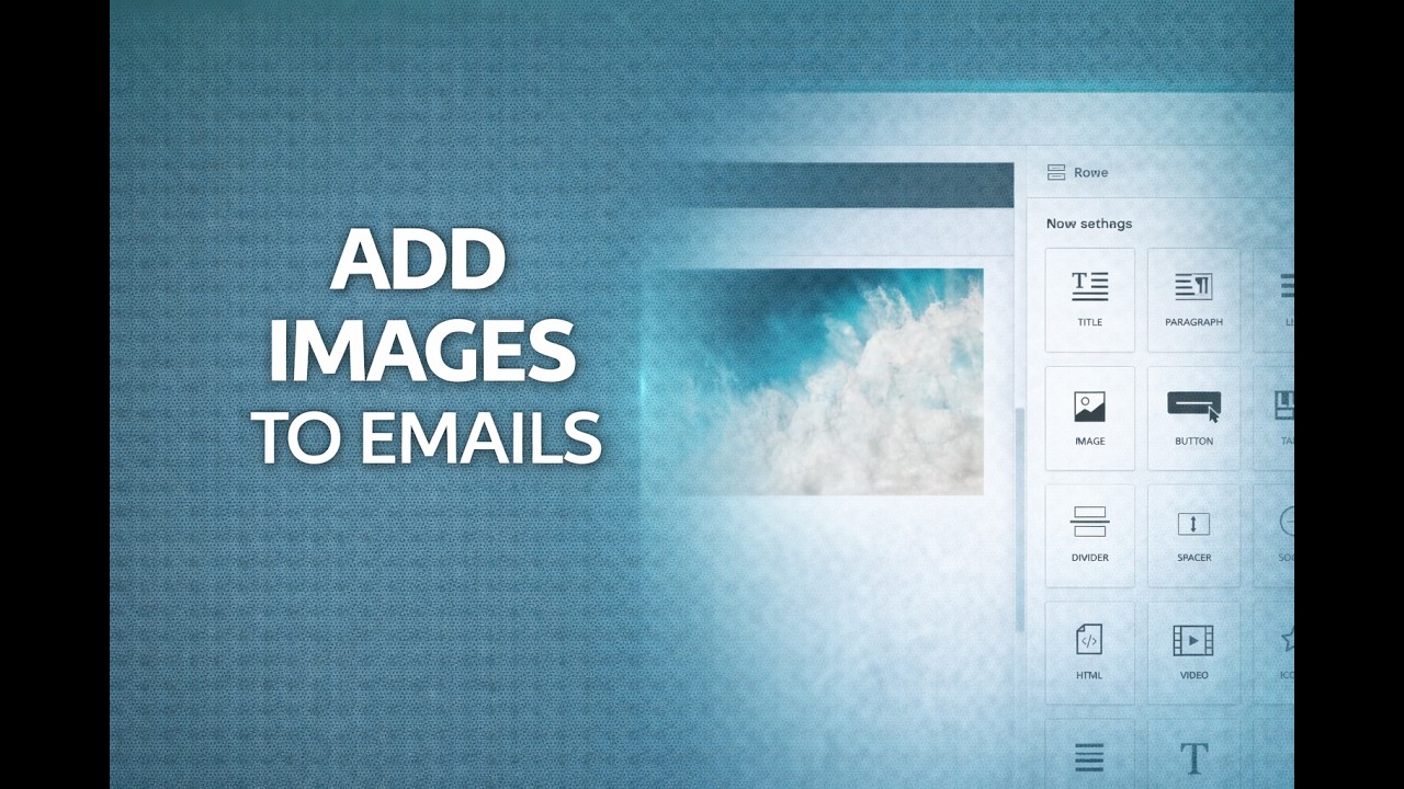 How to Add Images in EDMs | Wave CRM Tutorial