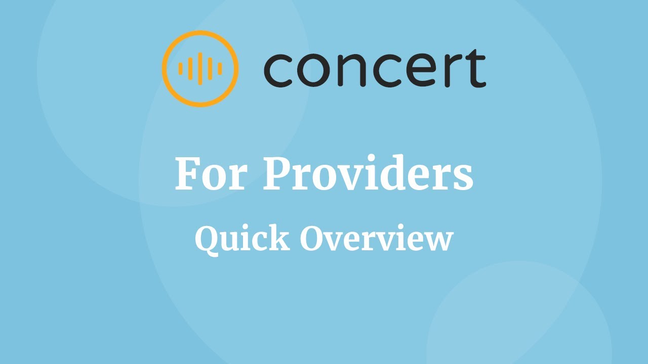 For Providers – Quick Overview