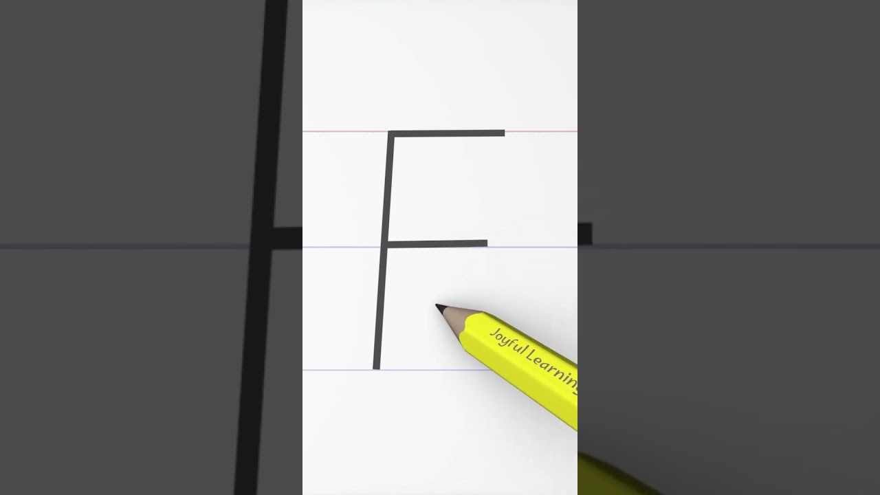 Letter E writing Practice for Kids #E, #alphabets #funandlearning #joyfullearning #kidseducation