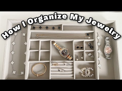 How I Organize My Jewelry Collection 💍 || Ft The Container Store Inserts