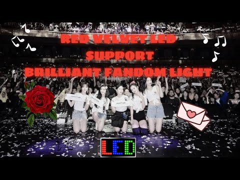 Red Velvet LED Support - Brilliant Fandom Light