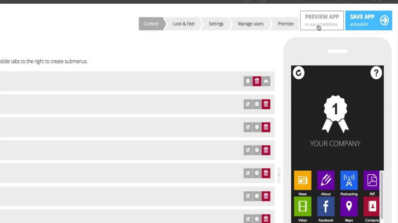 Get started with AppsBuilder