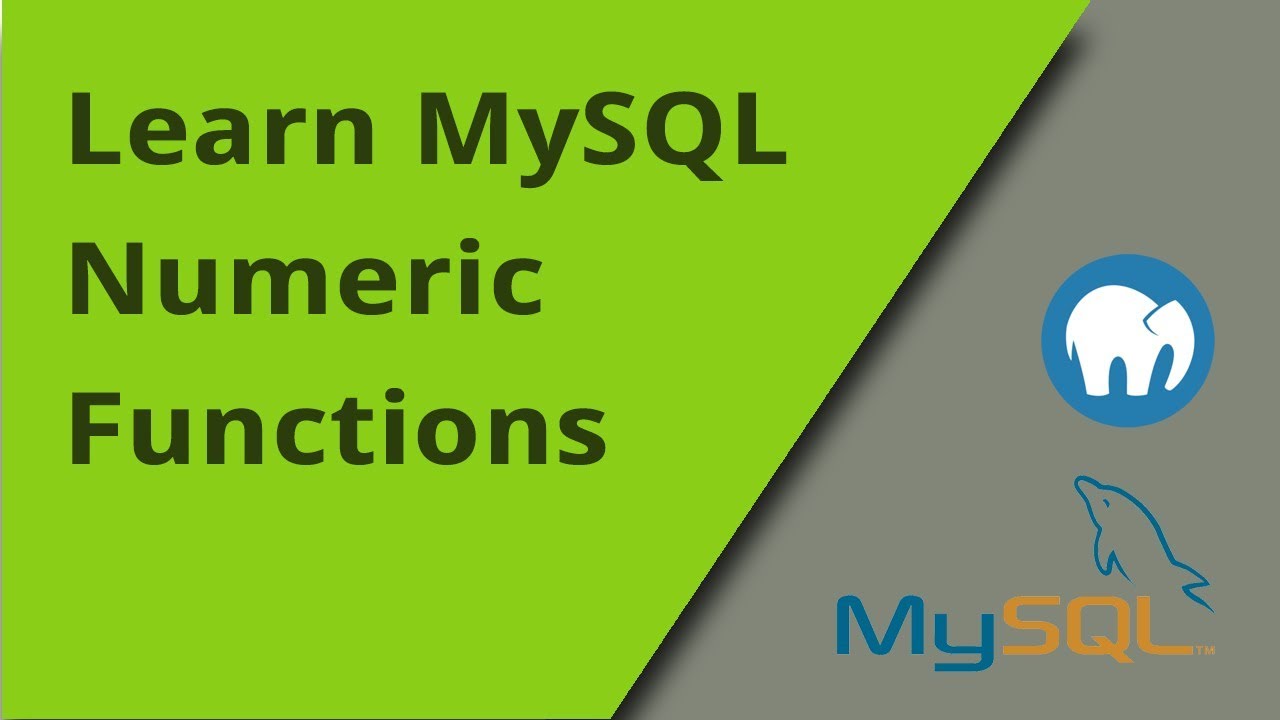 Learning MySQL - Numeric Functions