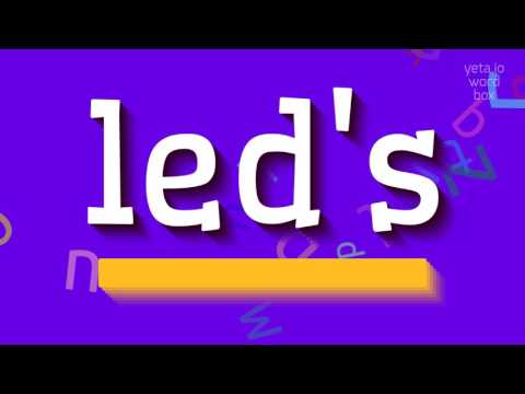 How to say "led's"! (High Quality Voices)
