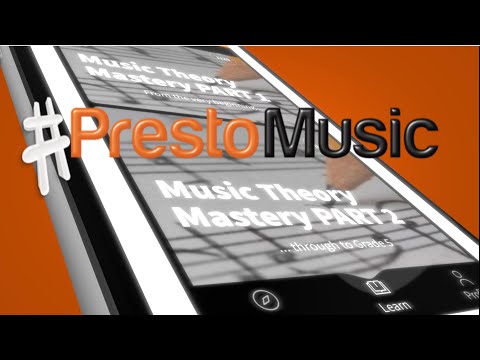 Presto Music Theory Mastery - Our AWESOME new online lessons system.