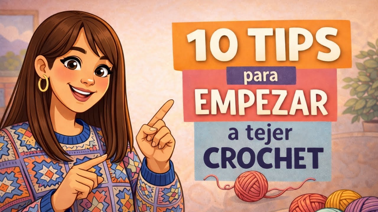 10 tips para empezar a tejer crochet | Manualidades
