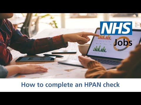 Employer - NHS Jobs - How to complete a HPAN check - Video - Feb 22
