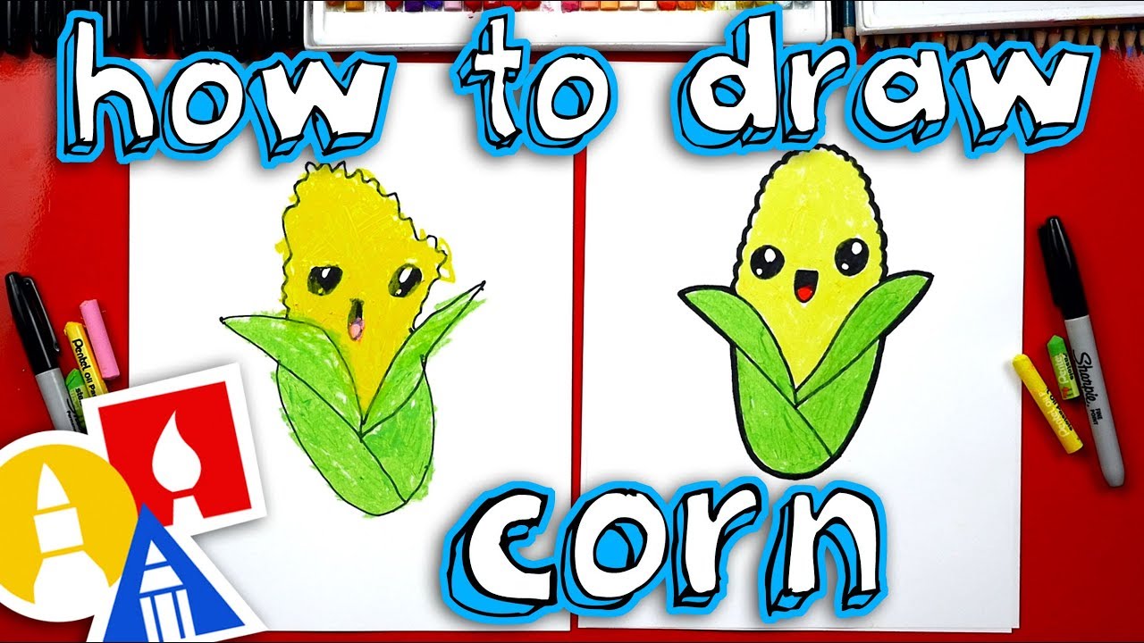 How To Draw Funny Corn
