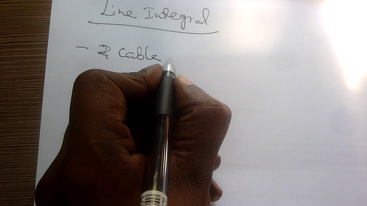 Vector Calculus Line Integral  Part 2