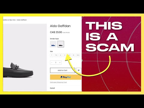 How to see if a Website is a SCAM? Fake Shopping Website.