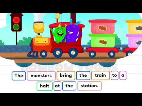 Learn Action Words with CuteMonsters👻 | Walk, Sweat 😓, Rumble, Collect | Learning for Preschoolers