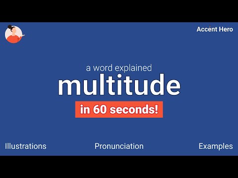 MULTITUDE - Meaning and Pronunciation