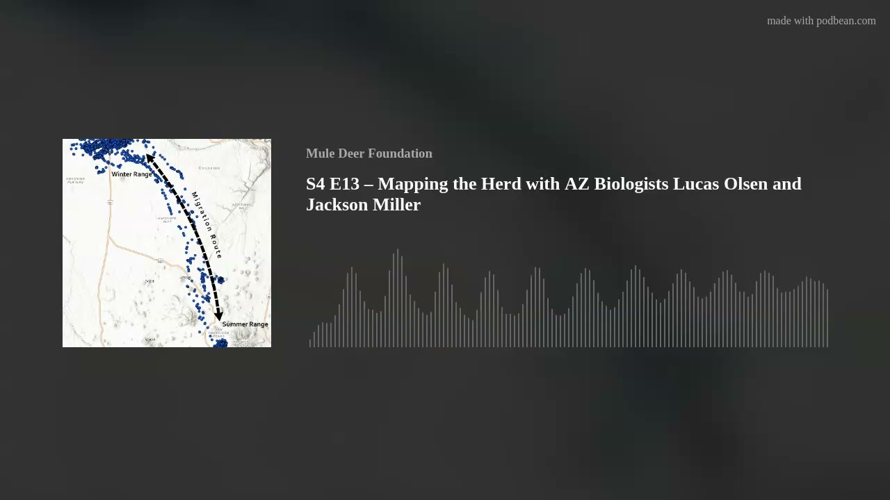 S4 E13 – Mapping the Herd with AZ Biologists Lucas Olsen and Jackson Miller