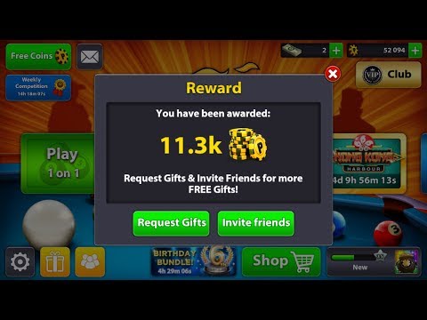 8 ball pool free coins with Google play store app