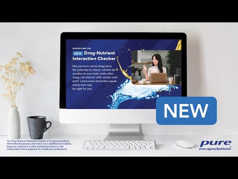 Pure Encapsulations® Drug-Nutrient Interaction Checker for Healthcare Professionals