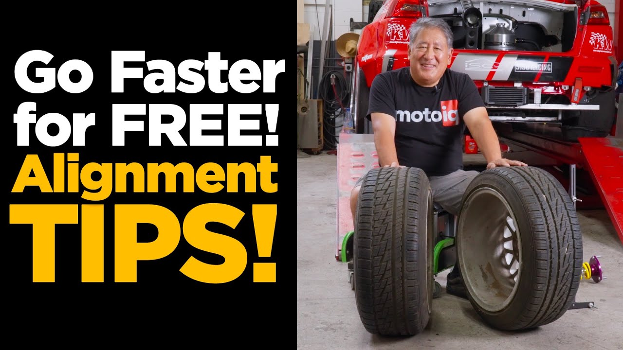 Go Faster for FREE!!  Alignment Tips for Your High Performance Car!