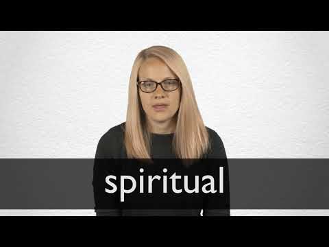 How to pronounce SPIRITUAL in British English