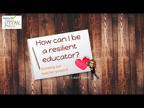 How can I be a resilient educator?