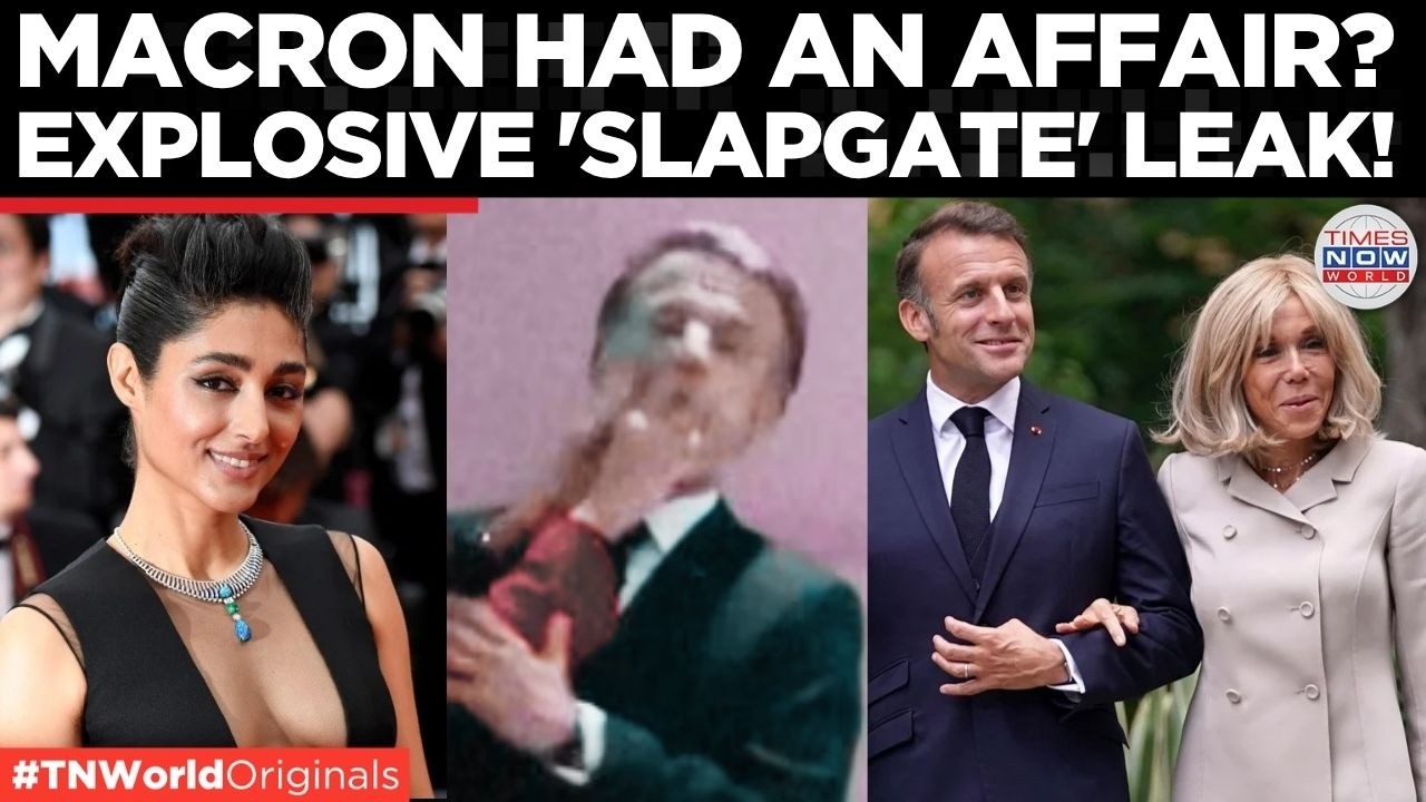 MACRON SLAPGATE: Macron's Affair With An Actress Got Him Slapped By Wife Brigitte Macron?