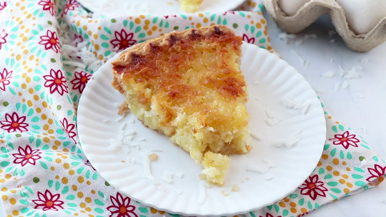 Pineapple Coconut Pie