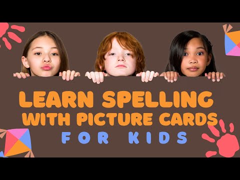 Spelling with Picture Cards for Kids | Flash Cards for Kids