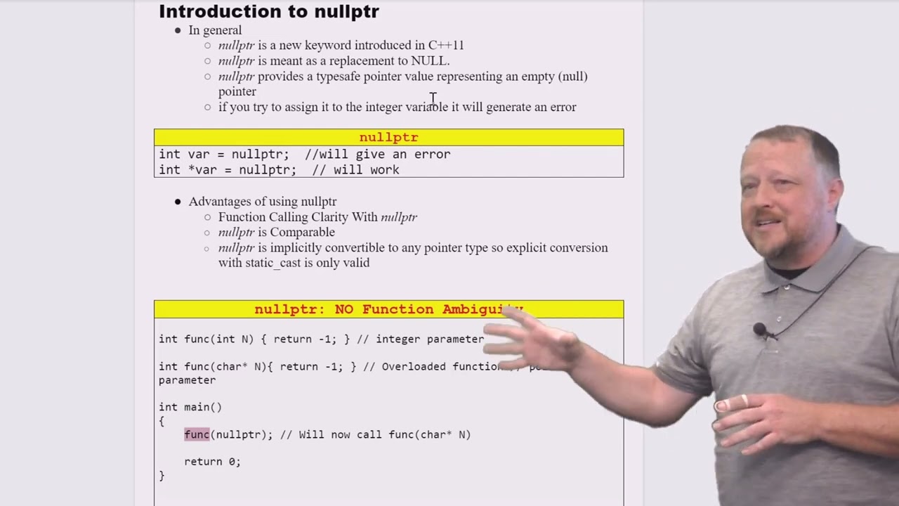 Introduction to nullptr