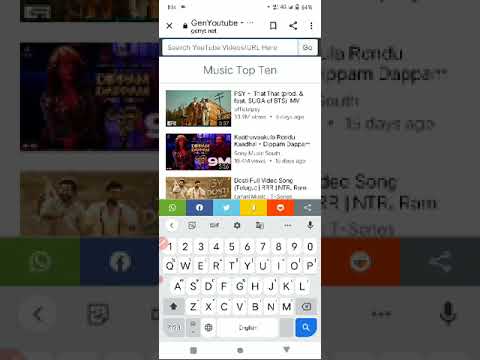 genyoutube download song