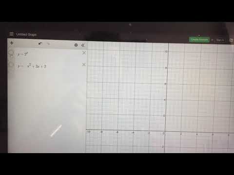 Desmos graphs 3: exponential