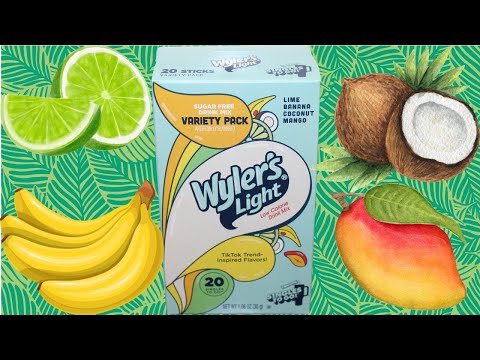 Wyler’s Light Variety Pack Drink Singles: Lime, Banana, Coconut & Mango Review