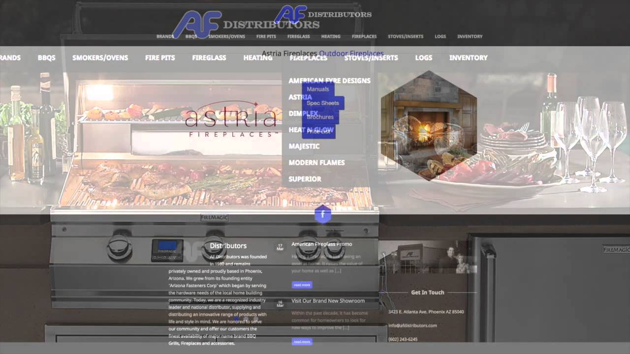 AF Distributors Website Tutorial