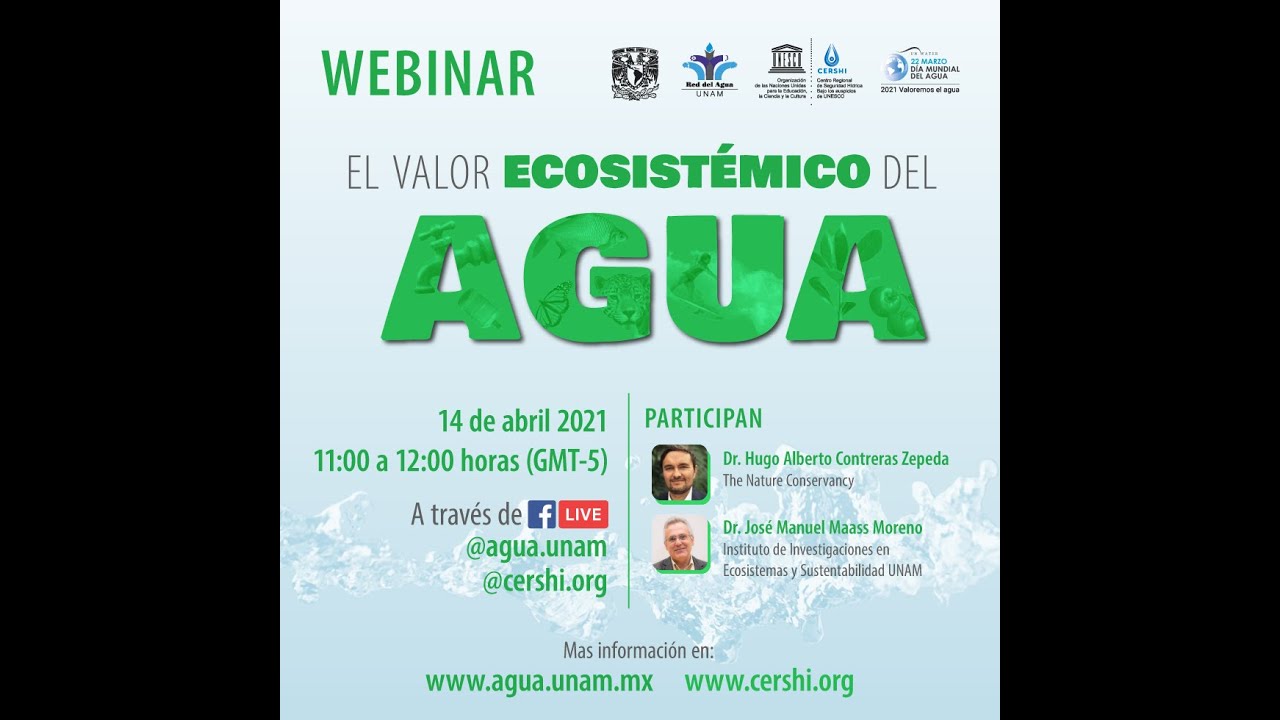 Webinar: El valor ecosistémico del agua