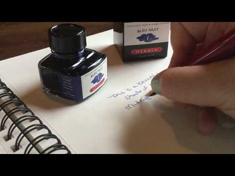 Bleu Nuit J Herbin Fountain Pen Ink