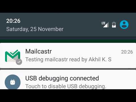 Mailcastr- Email tracker for Android