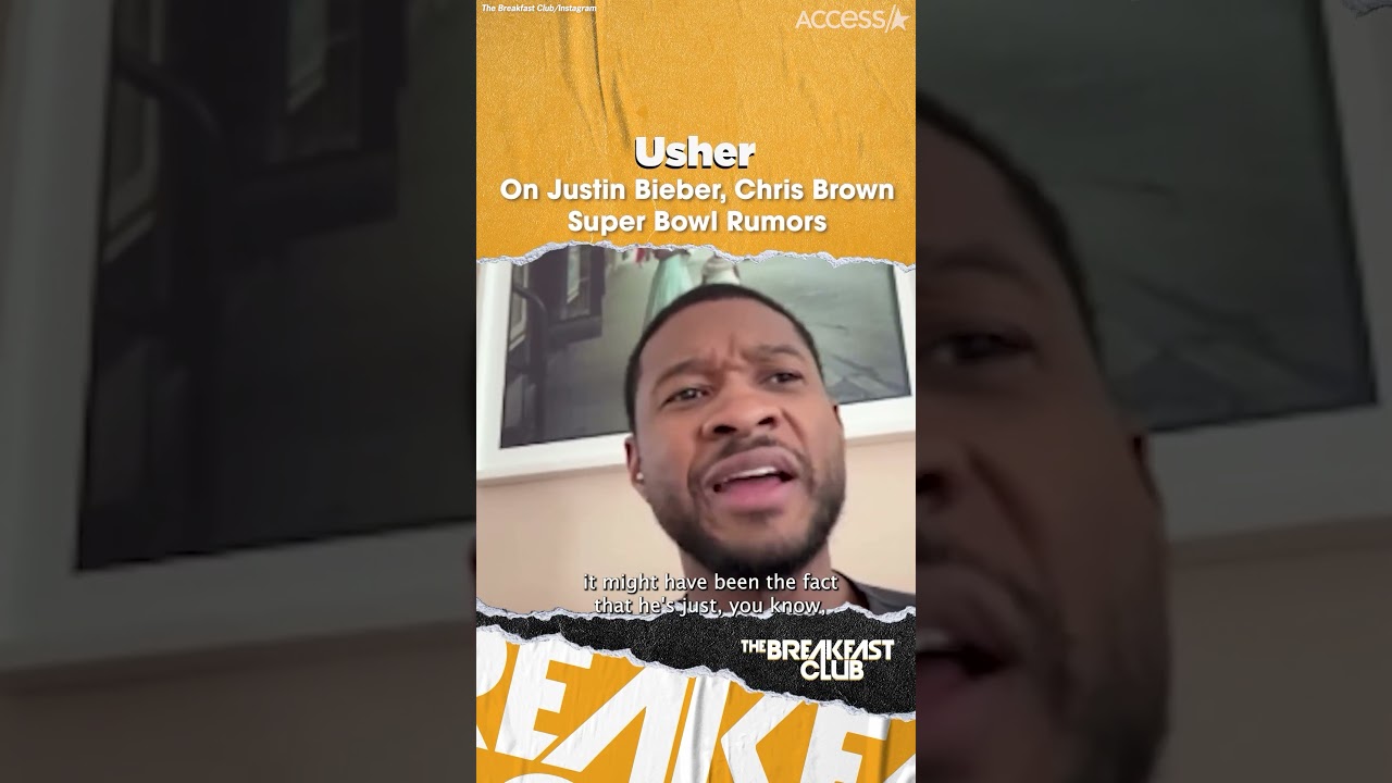 Usher Confirms He & Justin Bieber Discussed Super Bowl #shorts