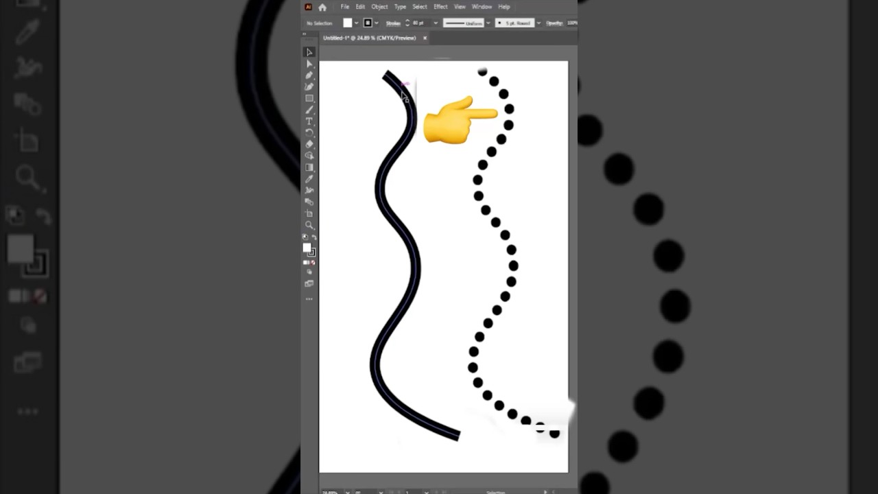 How to Convert Solid Lines into Dotted or Dashed Lines in Adobe Illustrator | Quick Tutorial