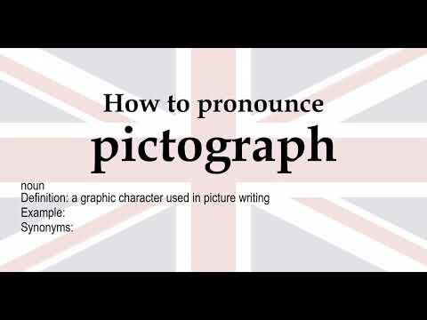 How to pronounce 'pictograph' + meaning