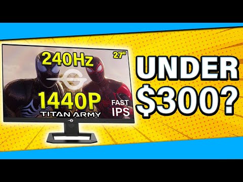 240Hz - 1440P Gaming Monitor For $220? The Titan Army P2710S Is A Steal.