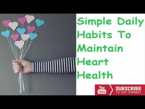 Simple Daily Habits To Maintain Heart Health | Easy health and beauty tips