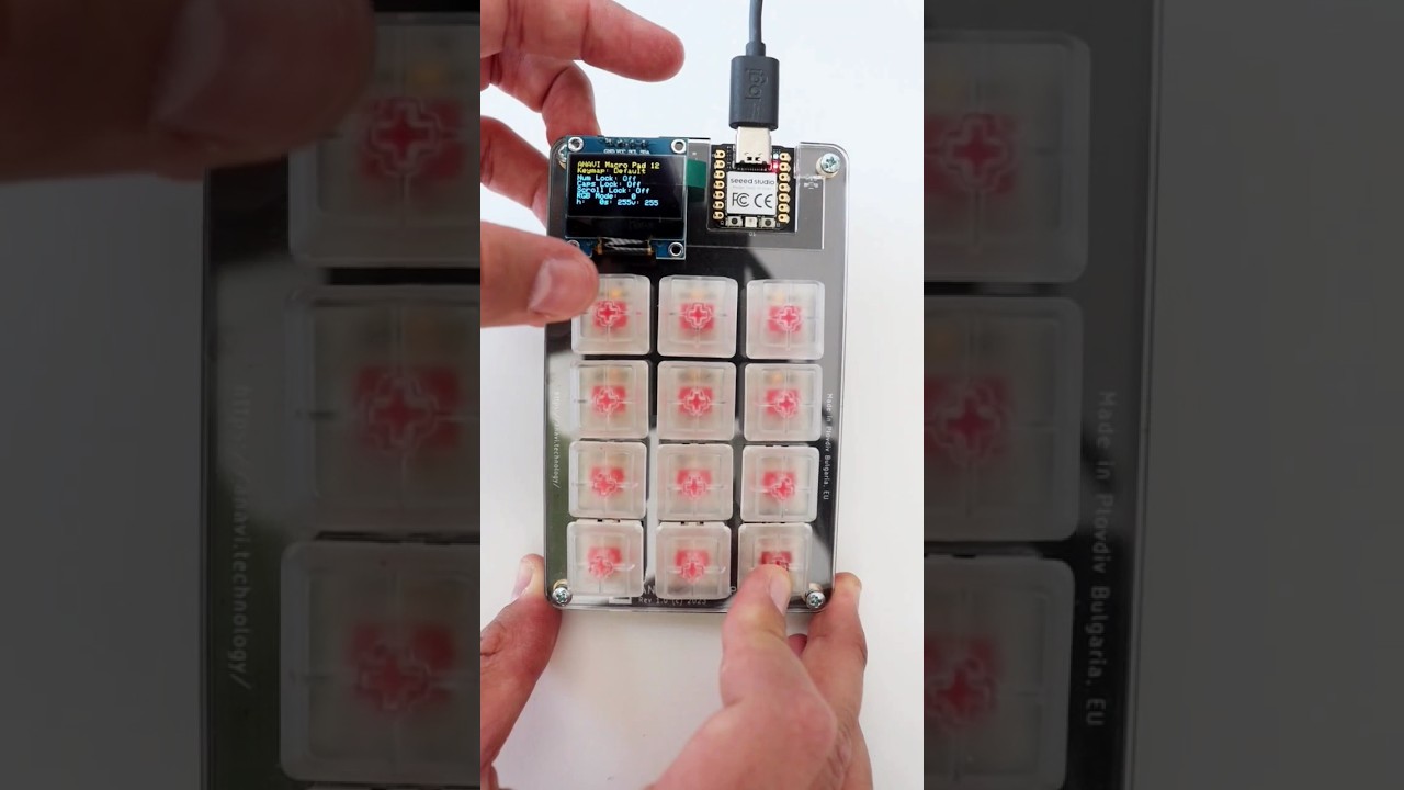 QMK Firmware for Mechanical Keyboards on ANAVI Macro Pad 12