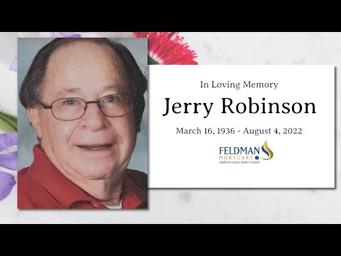 Memorial Service of Jerry Robinson