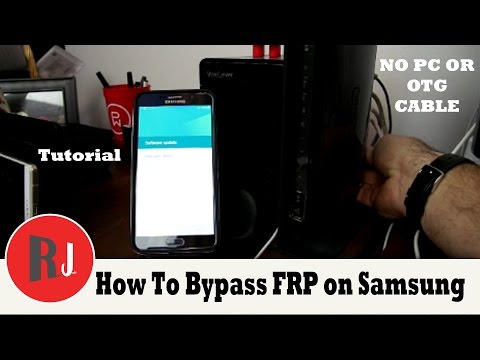How to bypass Factory Reset Protection on Samsung devices without PC or OTG new crazy method