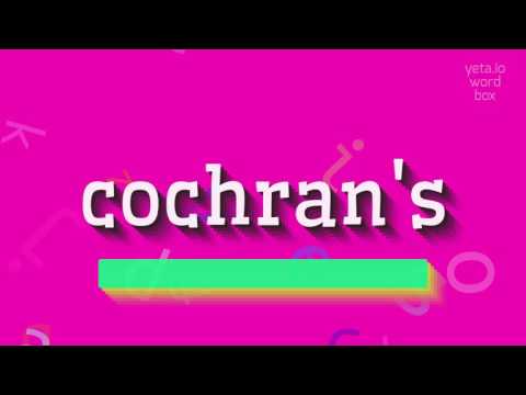 How to say "cochran's"! (High Quality Voices)